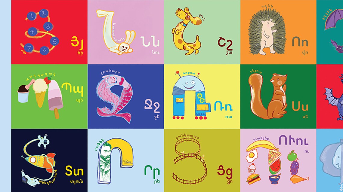 Armenian Alphabet Posters 2pack Set pictorial Poster & Manuscript ... Armenian Alphabet Posters 2pack Set pictorial Poster & Manuscript ...
