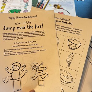 Nowruz Activities Pack (part 1 & 2) Bundle, I Spy Worksheets, Haft-seen ...