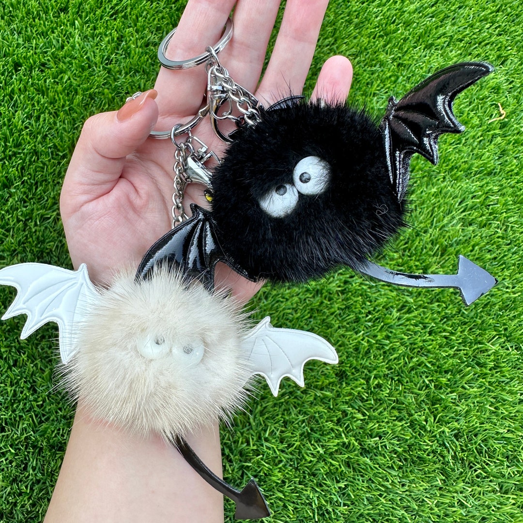 Furry Monsters Keychain Halloween Monsters/sunglass Monsters/bell ...