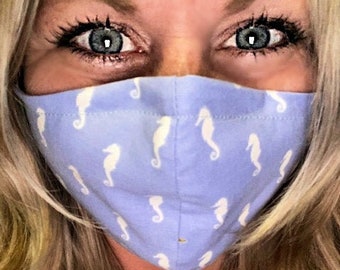 Seahorse Face Mask - Etsy