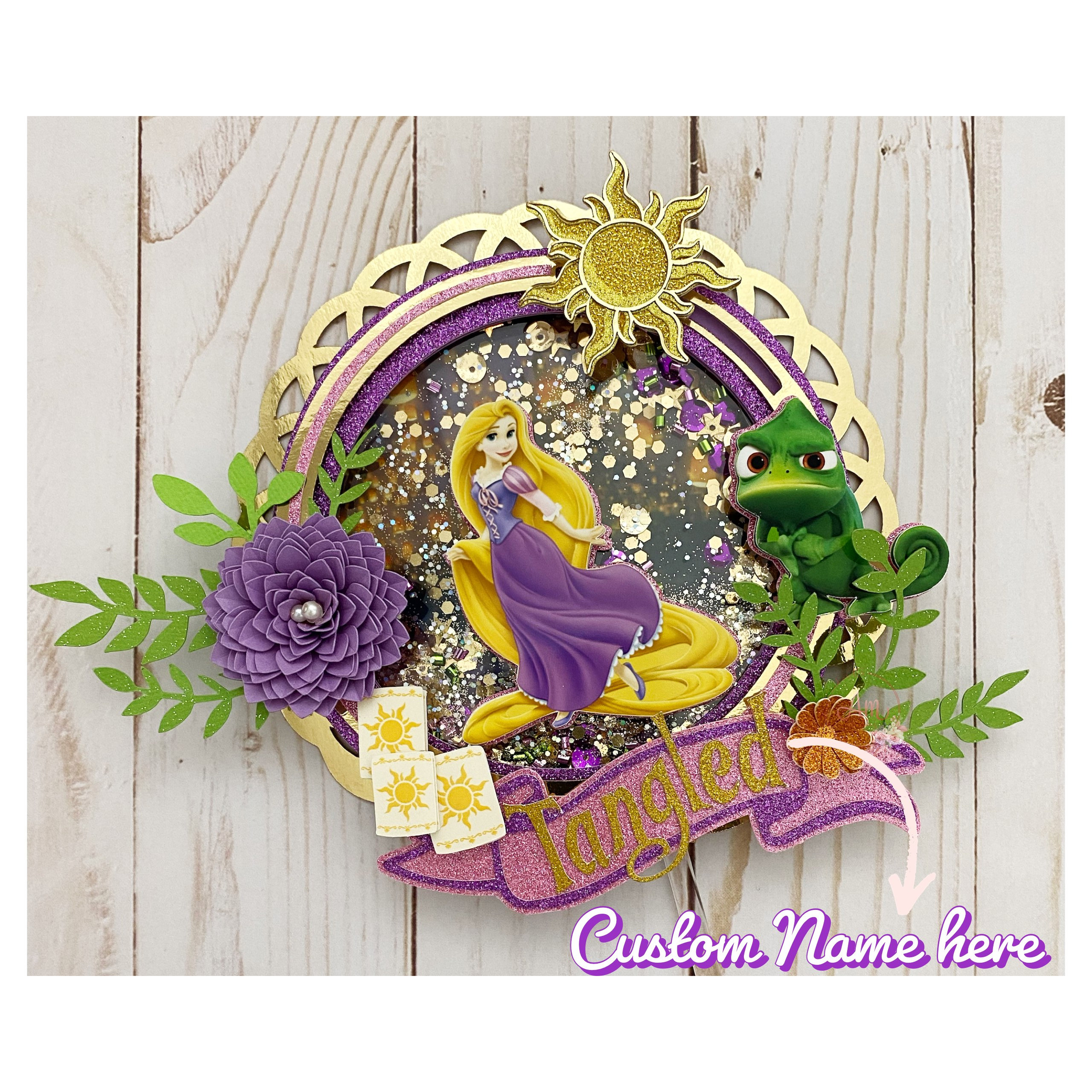 Tangled cake topper Rapunzel Cake topper Princess cake | Etsy