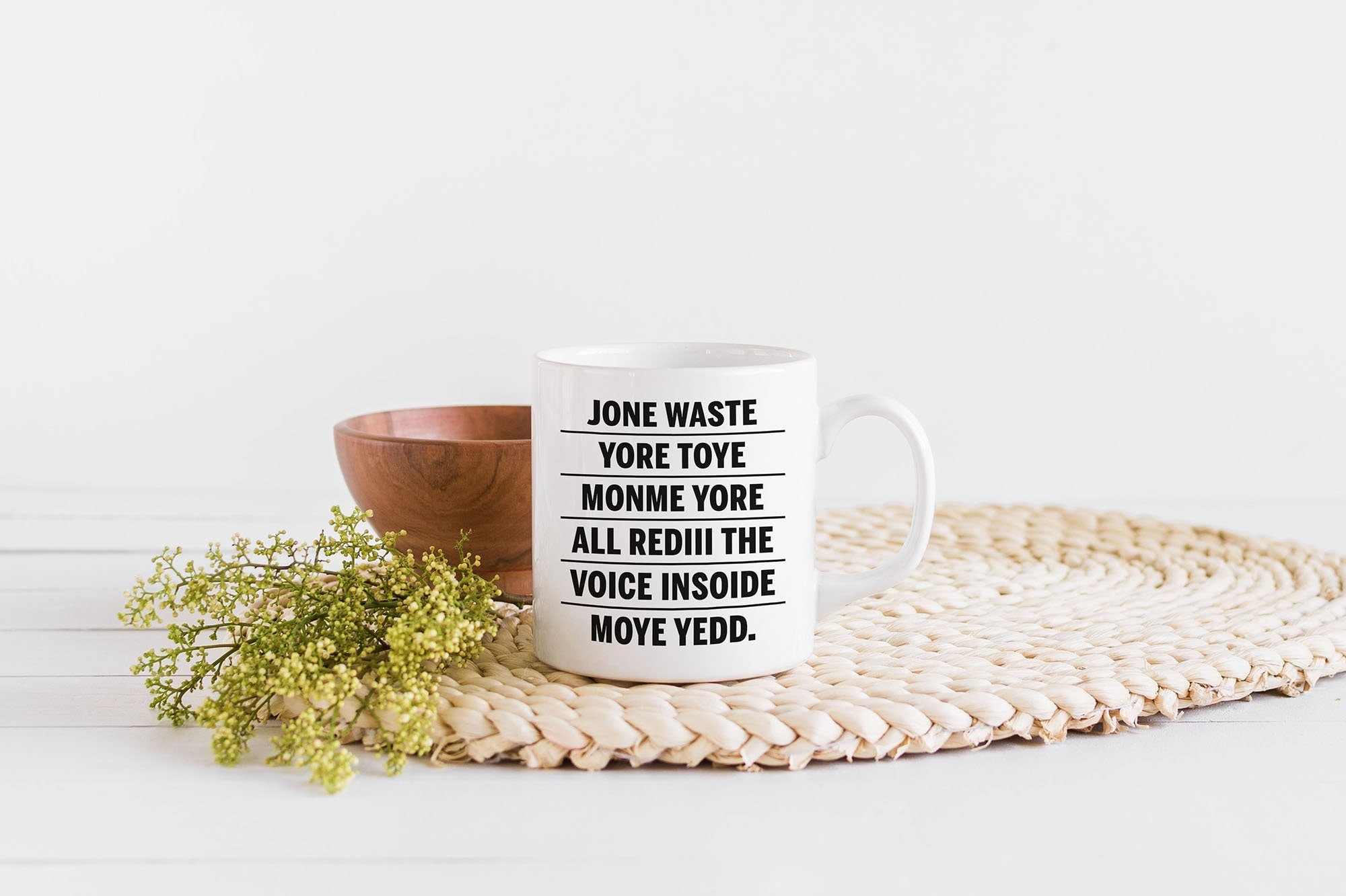 Jone Waste Yore Toye Monme, Funny I Miss You Song Meme Coffee & Tea Mug ...