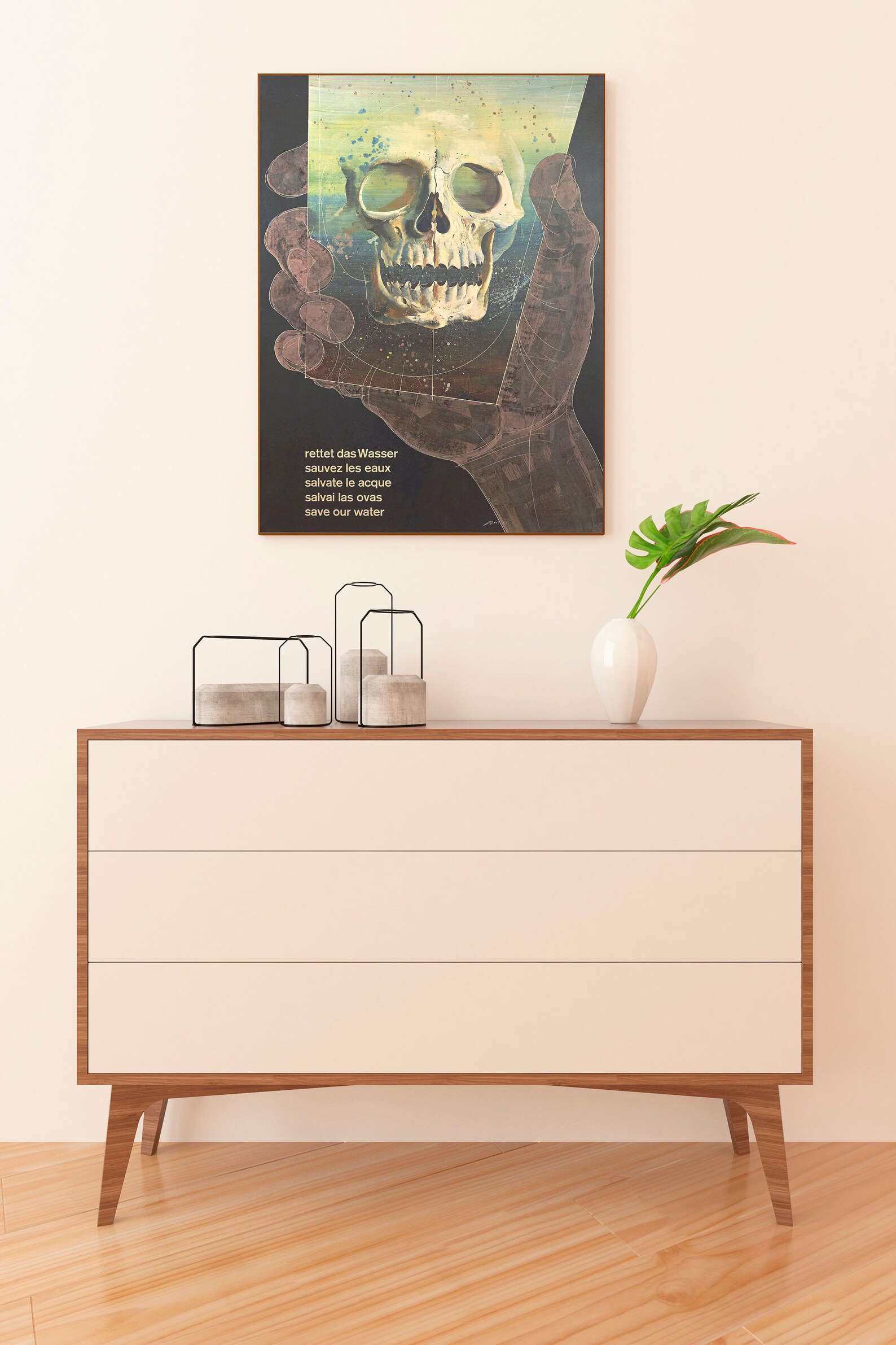Skull Art Political Poster Propaganda Art Work Skeleton | Etsy