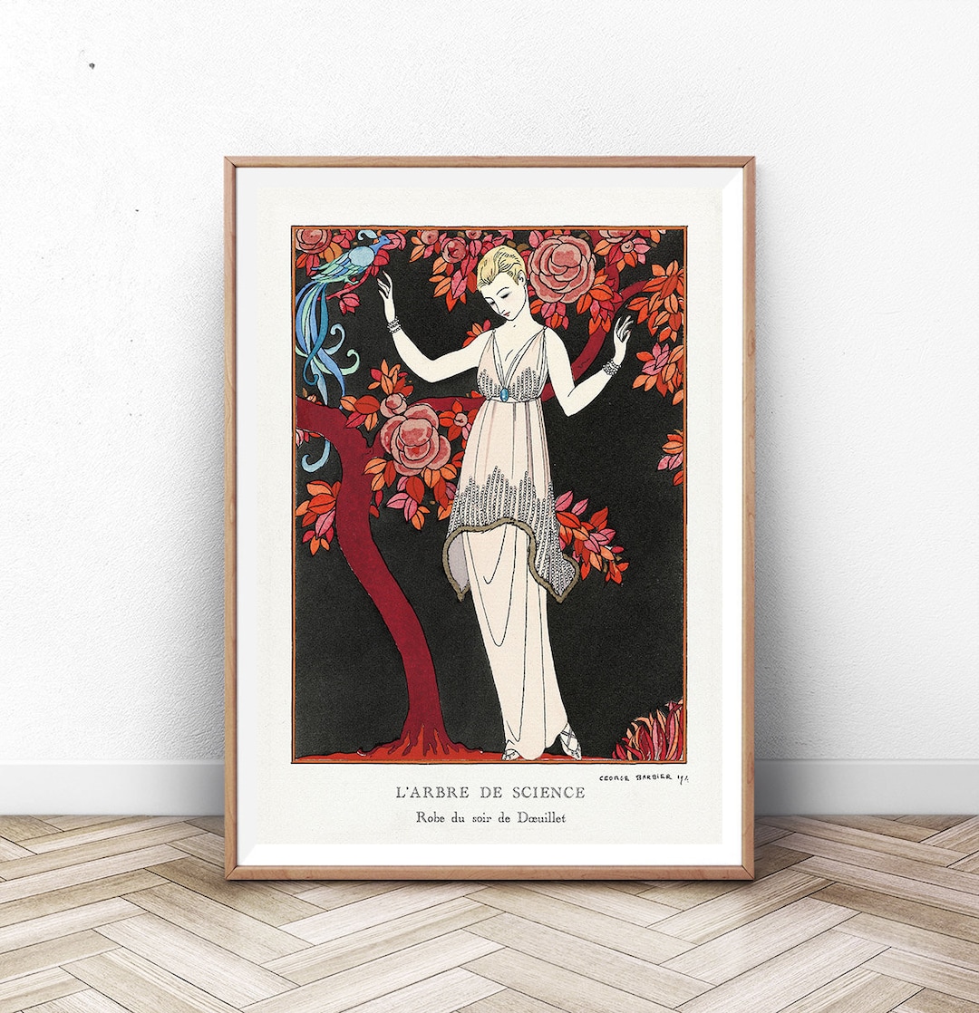 George Barbier Print, Fashion Illustration, Home Decor, Paris Wall Art ...