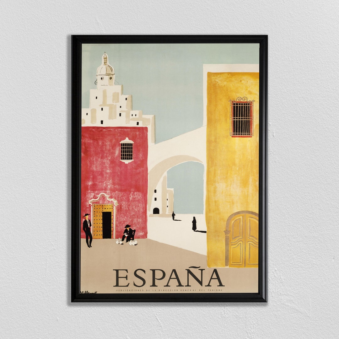 Spain Poster, Spain Print, Spanish Art, Poster of Spain, Espana ...