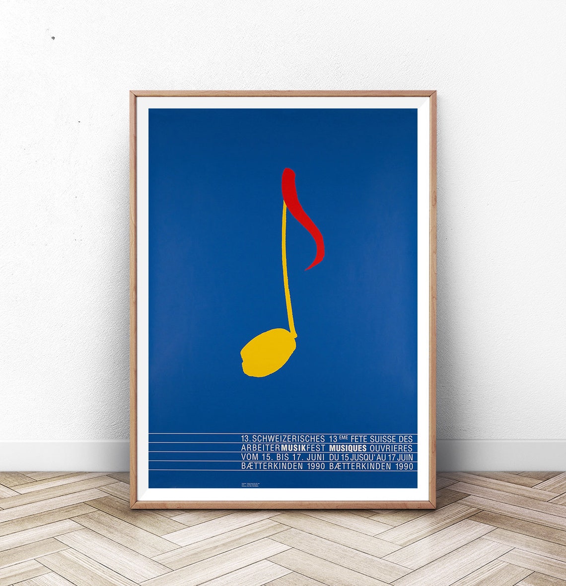 MUSIC: Museum Exhibition Poster Modern Wall Art Mid Century | Etsy