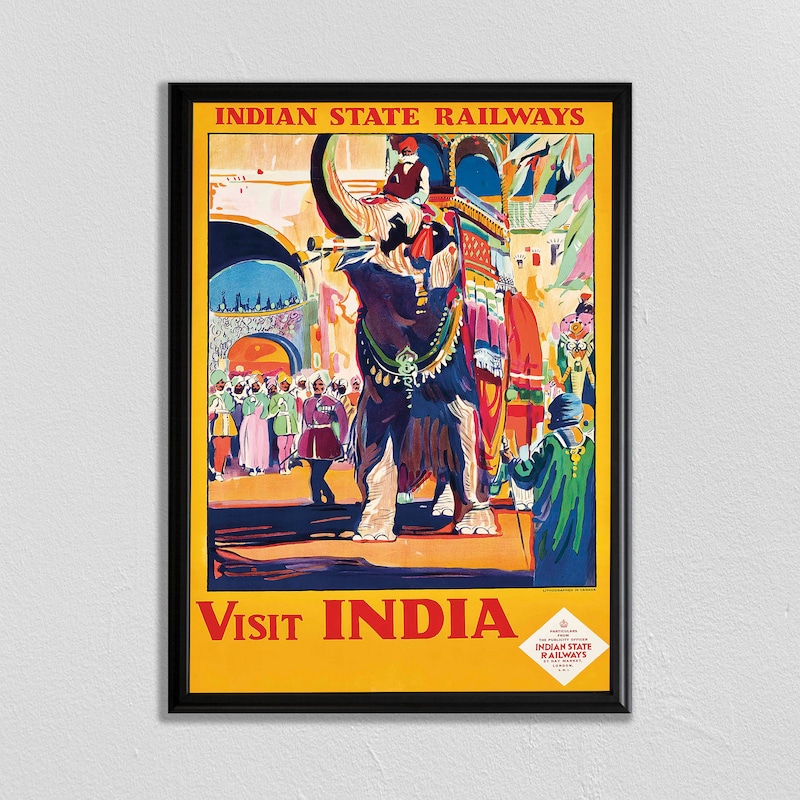 India Poster - Etsy