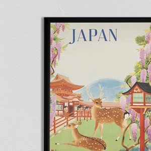 Japan Art, Poster of Japan, Japan Travel Poster, Vintage Travel Poster ...