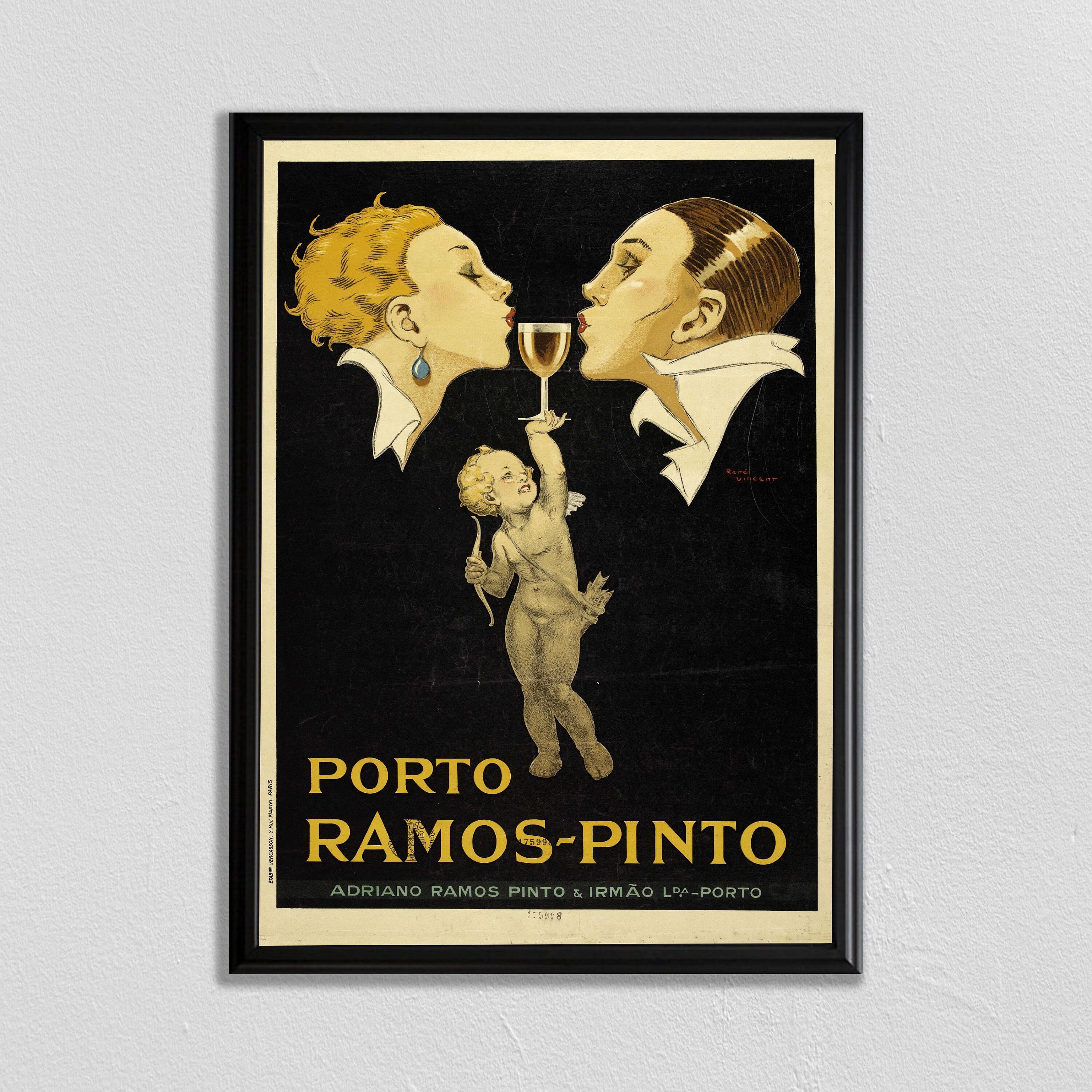 Porto Ramos-pinto Champagne Poster: Vintage Alcohol Print - Etsy