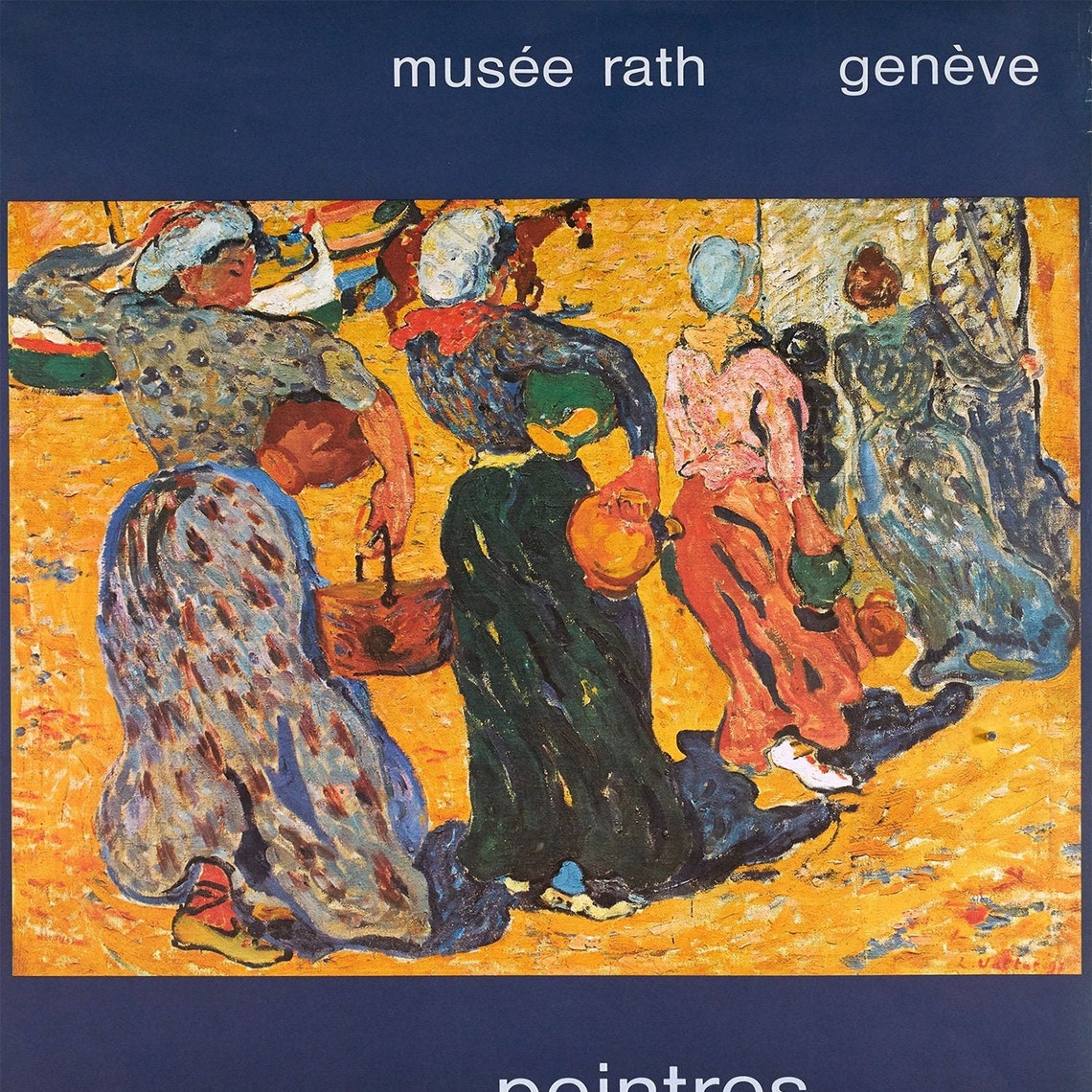 RODIN Vintage Exhibition Poster Modern Wall Art Mid Century | Etsy