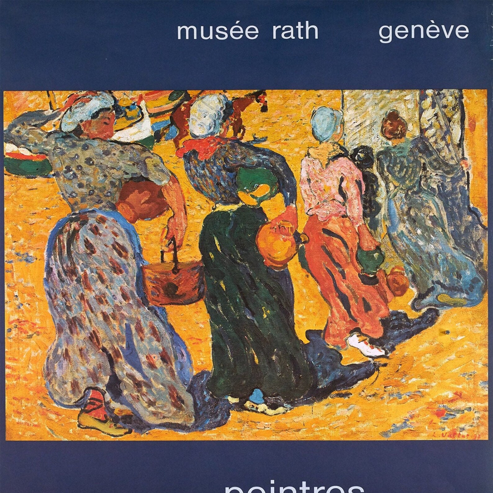 RODIN Vintage Exhibition Poster Modern Wall Art Mid Century - Etsy