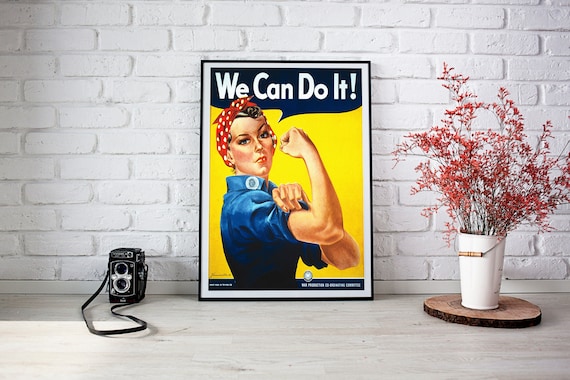 We Can Do It Girl Poster