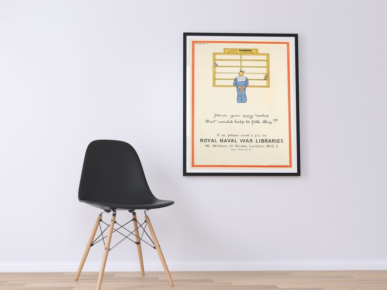 Book Posters Reading Poster Vintage Library Art Classroom | Etsy