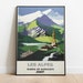 Les Alpes French Alps Print France Poster Skiing Mountain - Etsy