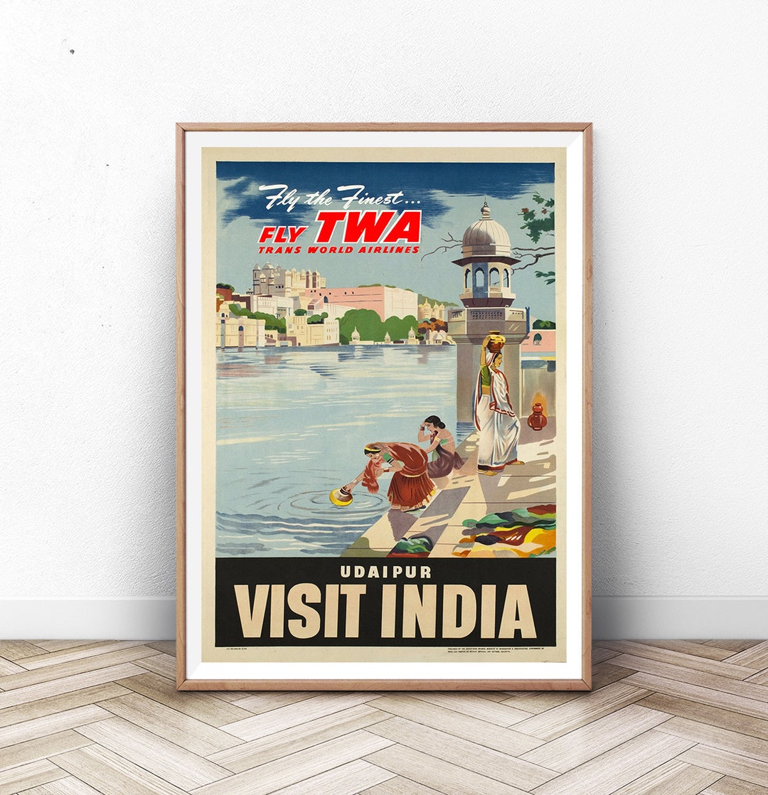 INDIA TRAVEL POSTER: India Poster, Poster of India, Vintage Travel ...