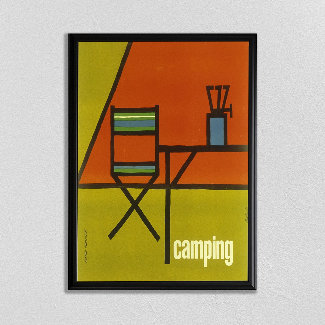 Camping Poster, Outdoor Print, Nature Poster, Camping Lover, Camping ...