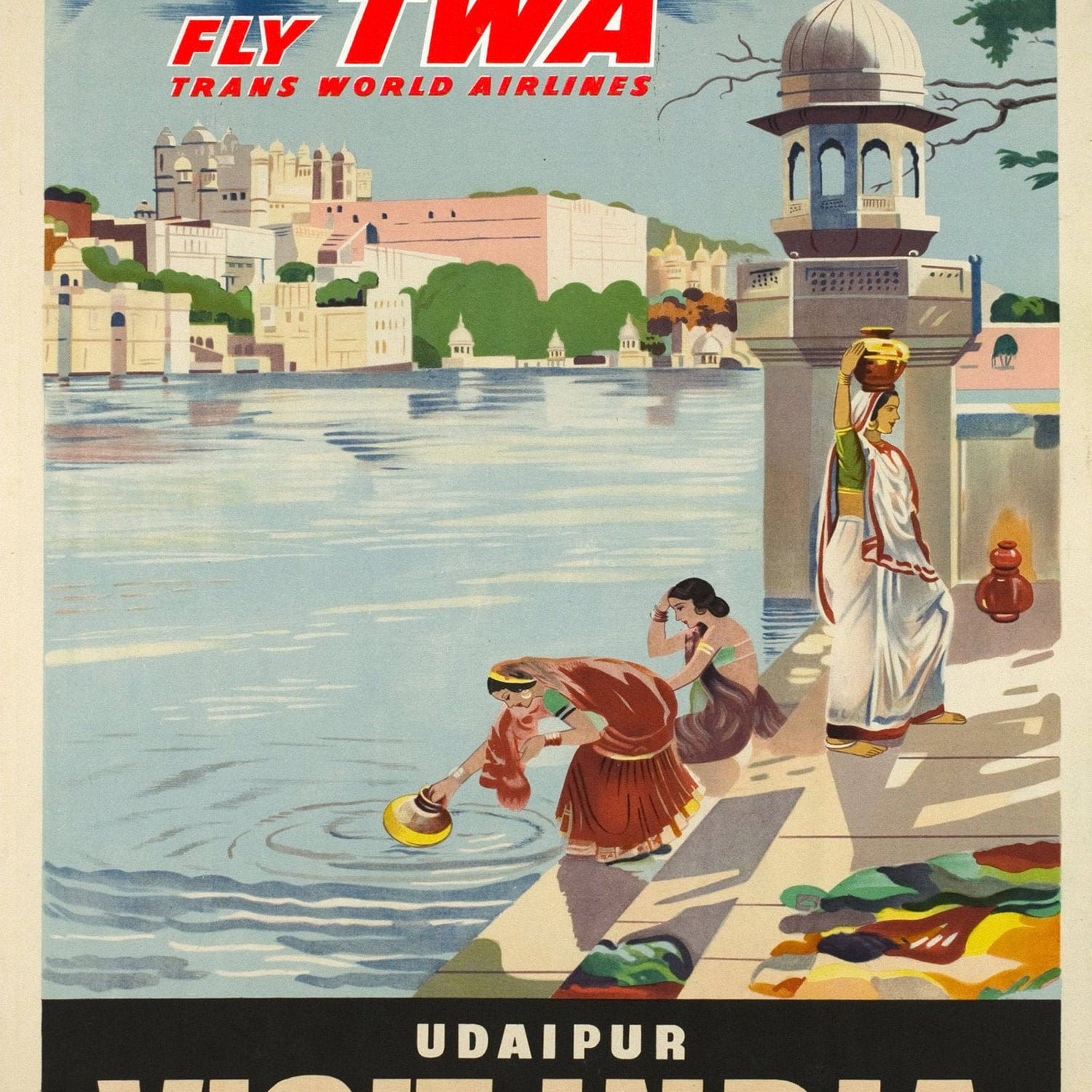 INDIA TRAVEL POSTER: India Poster Poster of India Vintage - Etsy