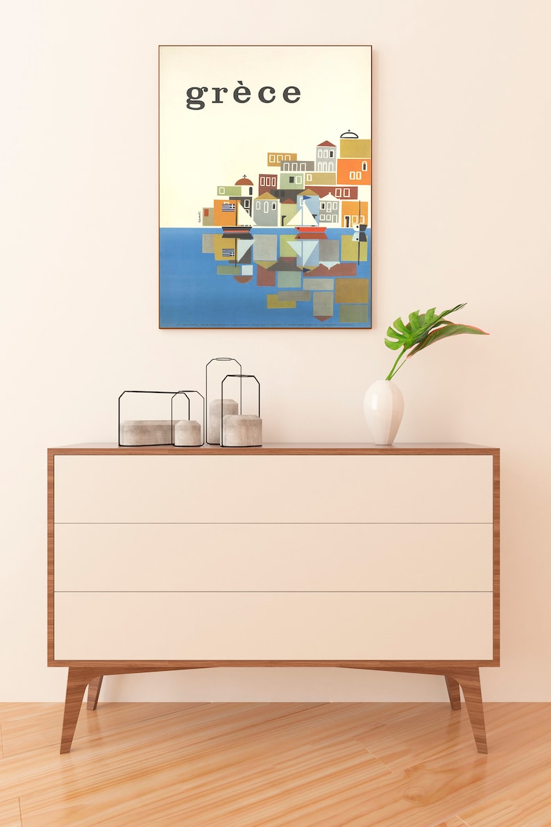 GREECE POSTER PRINT: Greece Poster Greece Art Santorini - Etsy