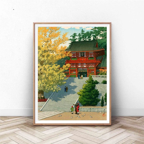 Japan Art Print Wood Block Poster Home Decor Japanese - Etsy