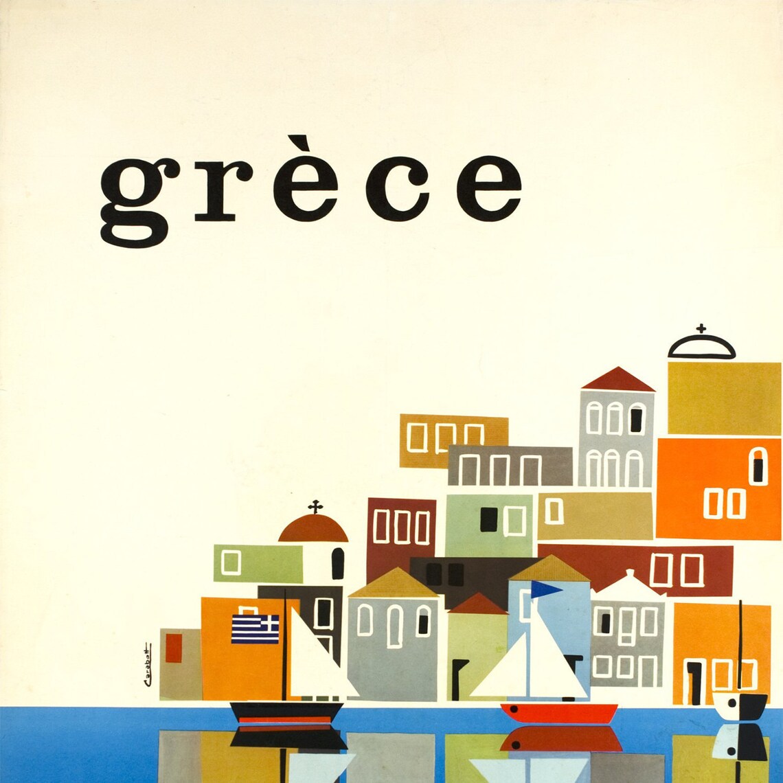 GREECE POSTER PRINT: Greece Poster Greece Art Santorini - Etsy