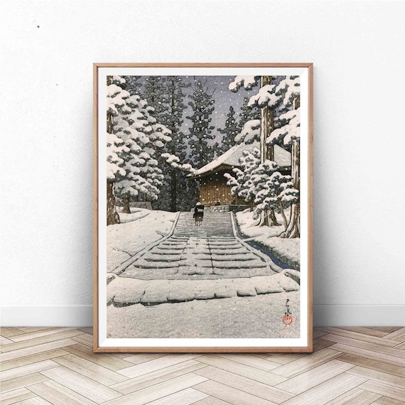 Japan Art Print Wood Block Poster Home Decor Japanese - Etsy