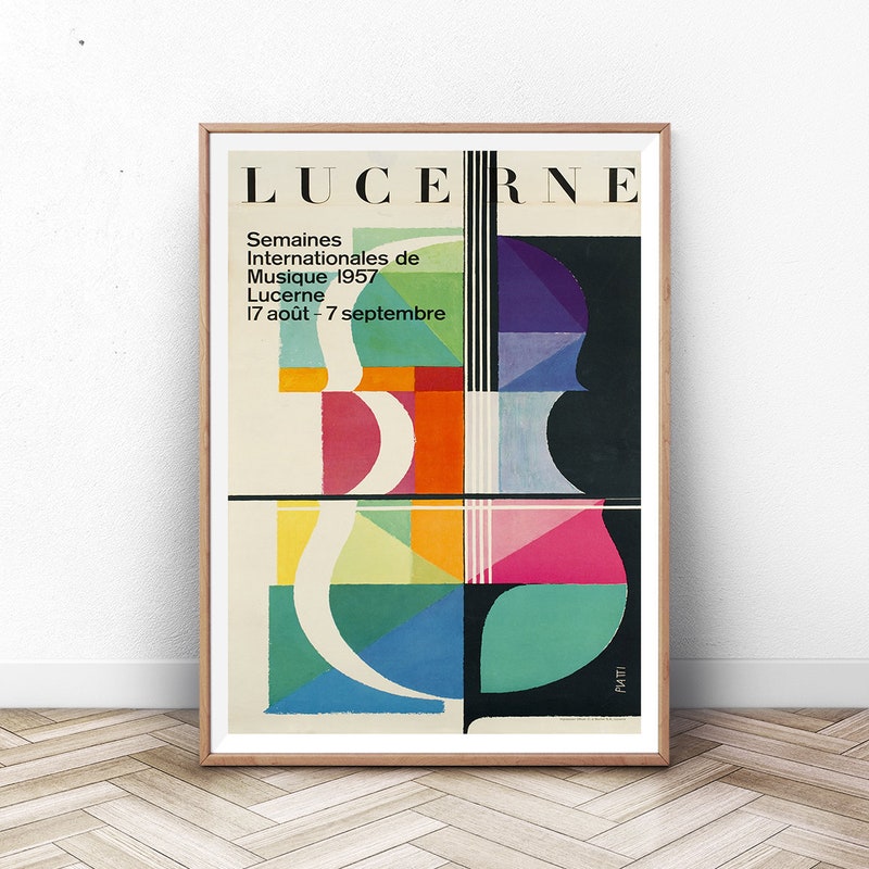 Modern Art Poster - Etsy