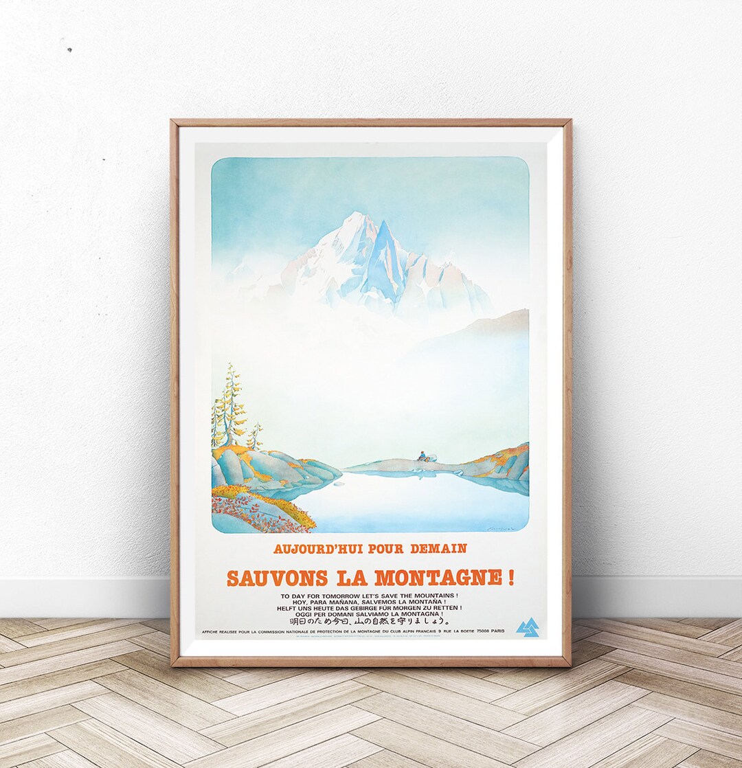 Savoie Print, Les Alpes, French Alps Print, France Poster, Skiing ...