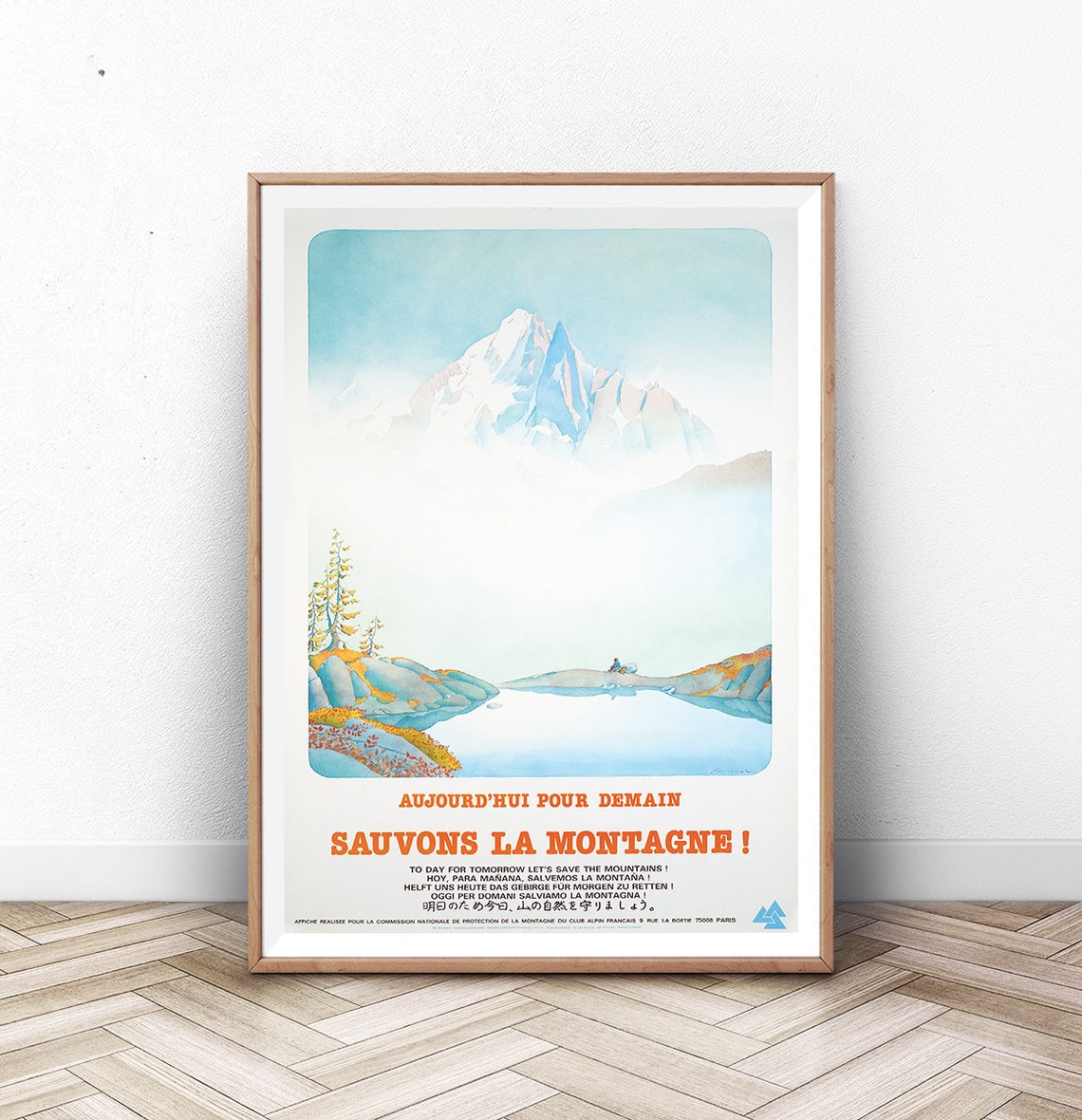 Savoie Print Les Alpes French Alps Print France Poster | Etsy
