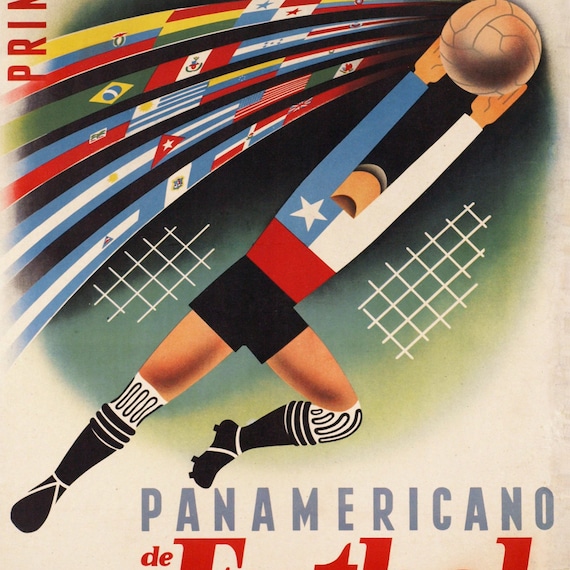 Vintage Soccer Poster