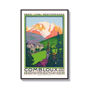 Lyon Skyline Print, Paris Wall Art, Mountain Art, Combloux Print ...