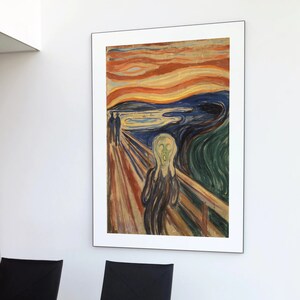 Edvard Munch Print, the Scream Print, Edvard Munch the Scream Print ...