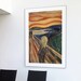 Edvard Munch Print the Scream Print Edvard Munch the Scream - Etsy