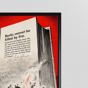 Book Poster, Quote Poster, Literature Print, Vintage Poster Print ...