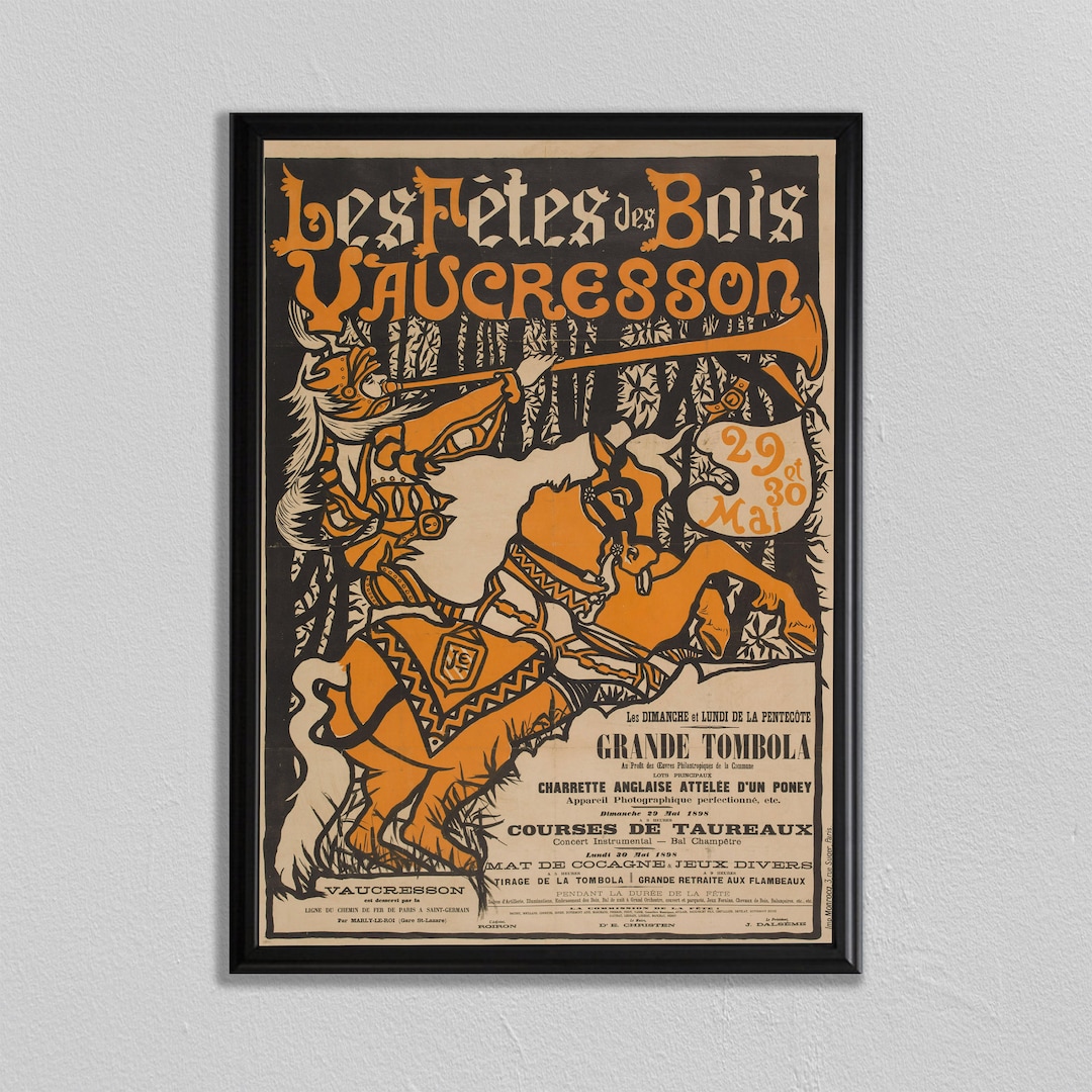 Medieval Poster, Knights of Templar, Circus Print, Paris Wall Art, Home ...