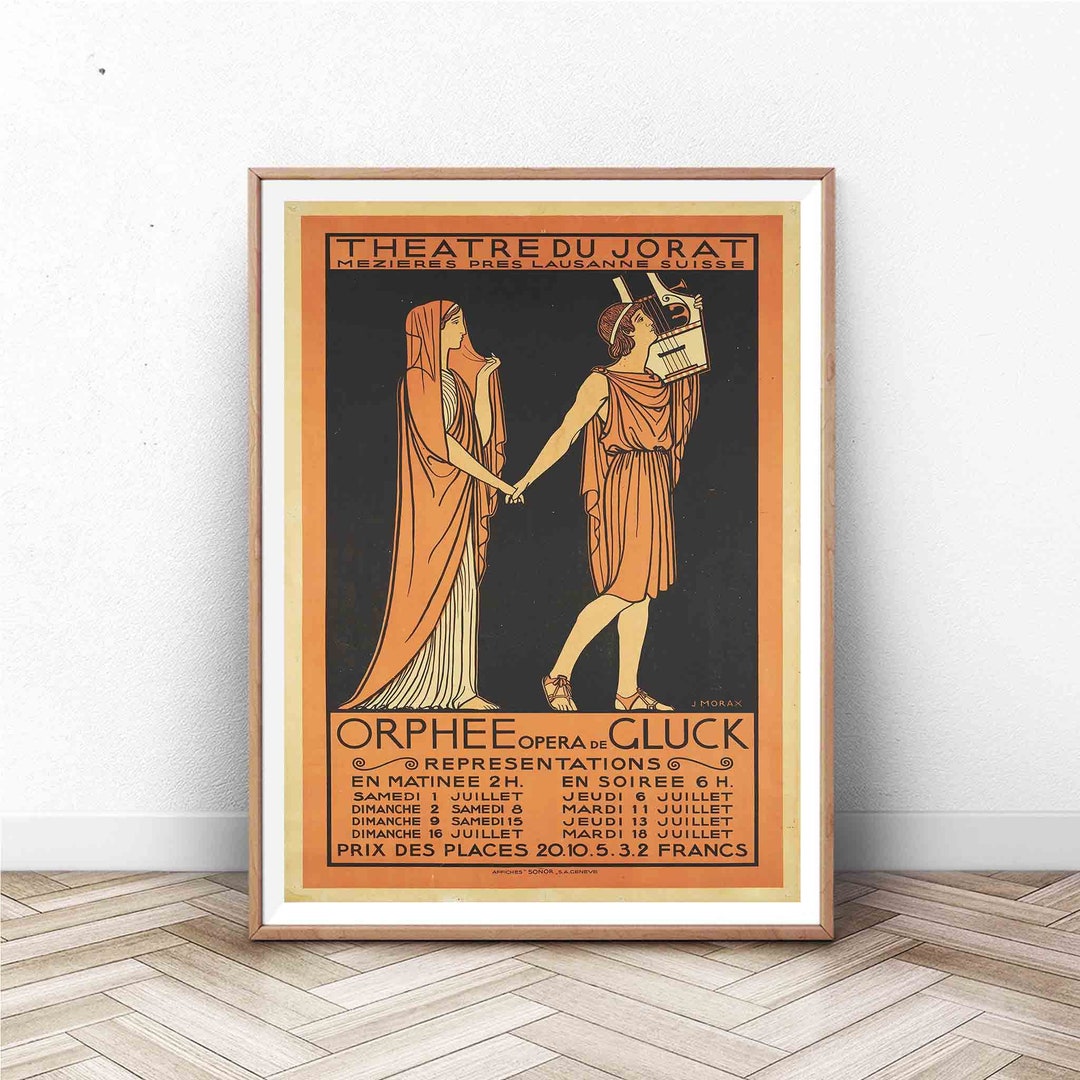 Exhibition Poster | Vintage Poster for an Opera | Paris Wall Art ...