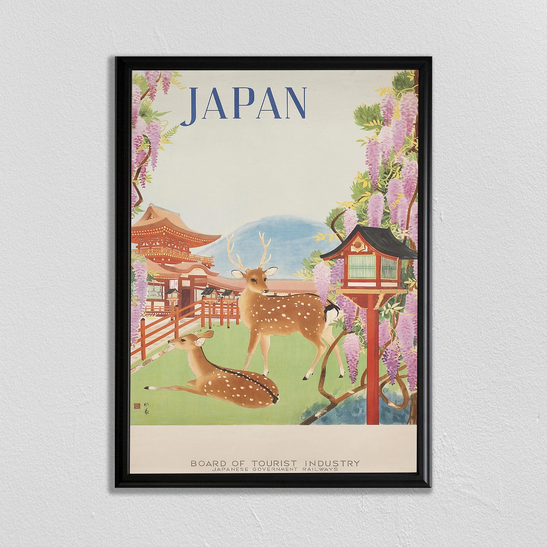 Japan Art, Poster of Japan, Japan Travel Poster, Vintage Travel Poster ...