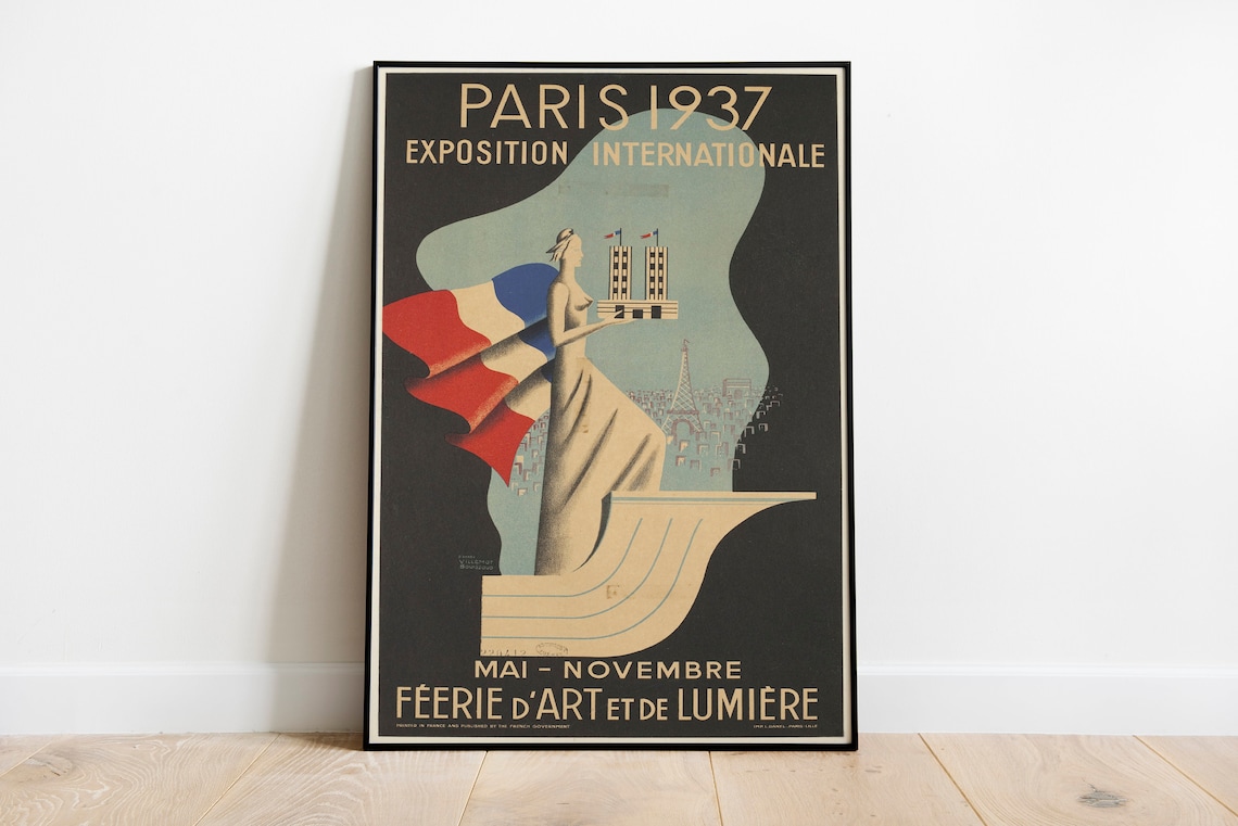 France Art Print Paris Wall Art Vintage French Poster Print - Etsy