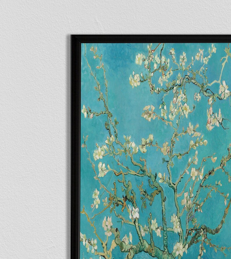 Vincent Van Gogh Van Gogh Painting Almond Blossoms Flower - Etsy