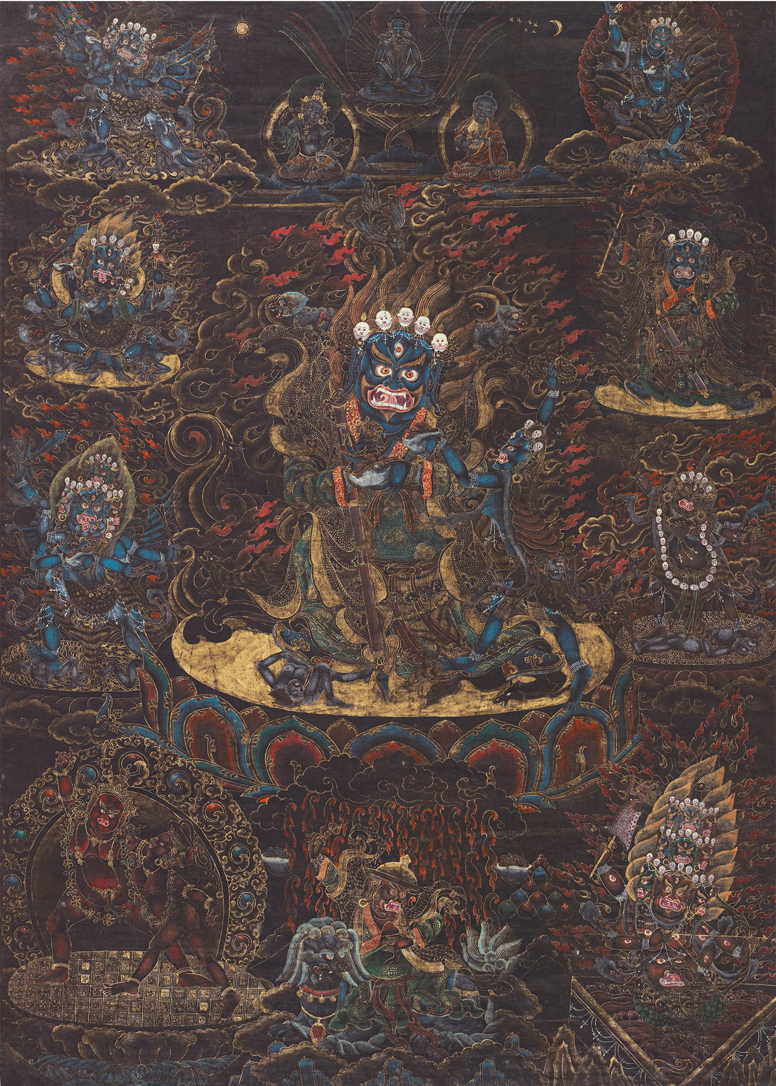 Tibetan Poster Buddhism Tibetan Deity Vajrayana Ascetic - Etsy