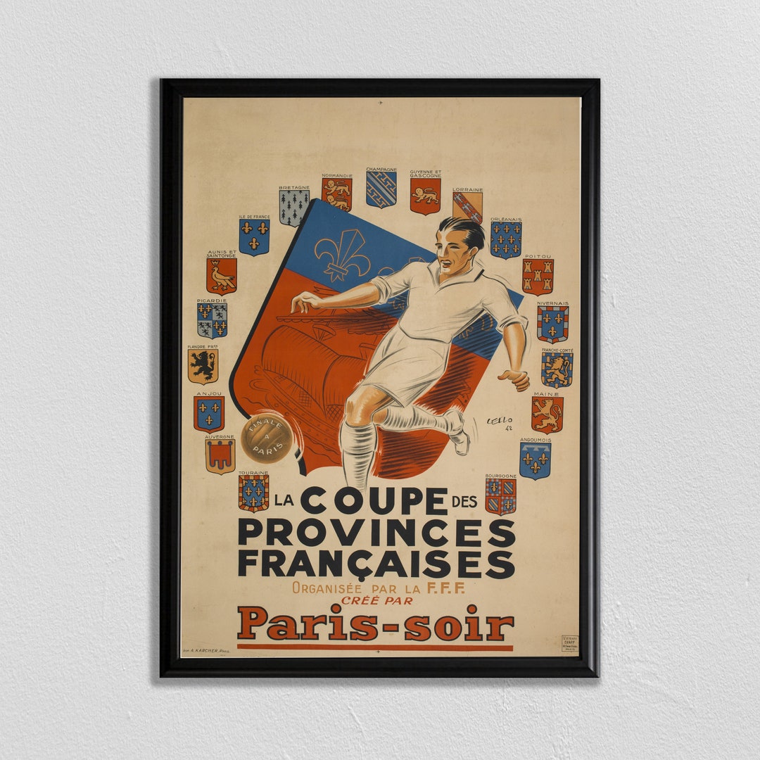 Soccer Poster, World Cup Poster, Football Print, Soccer Gift, Fathers ...