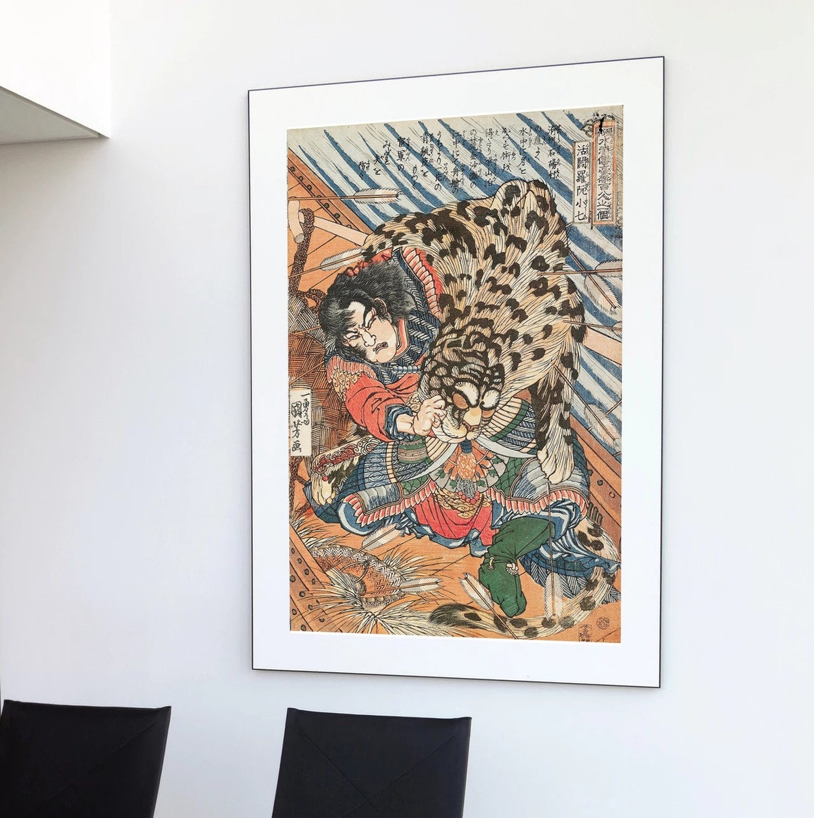 Samurai Art Print Samurai Poster Japanese Decor Martial | Etsy