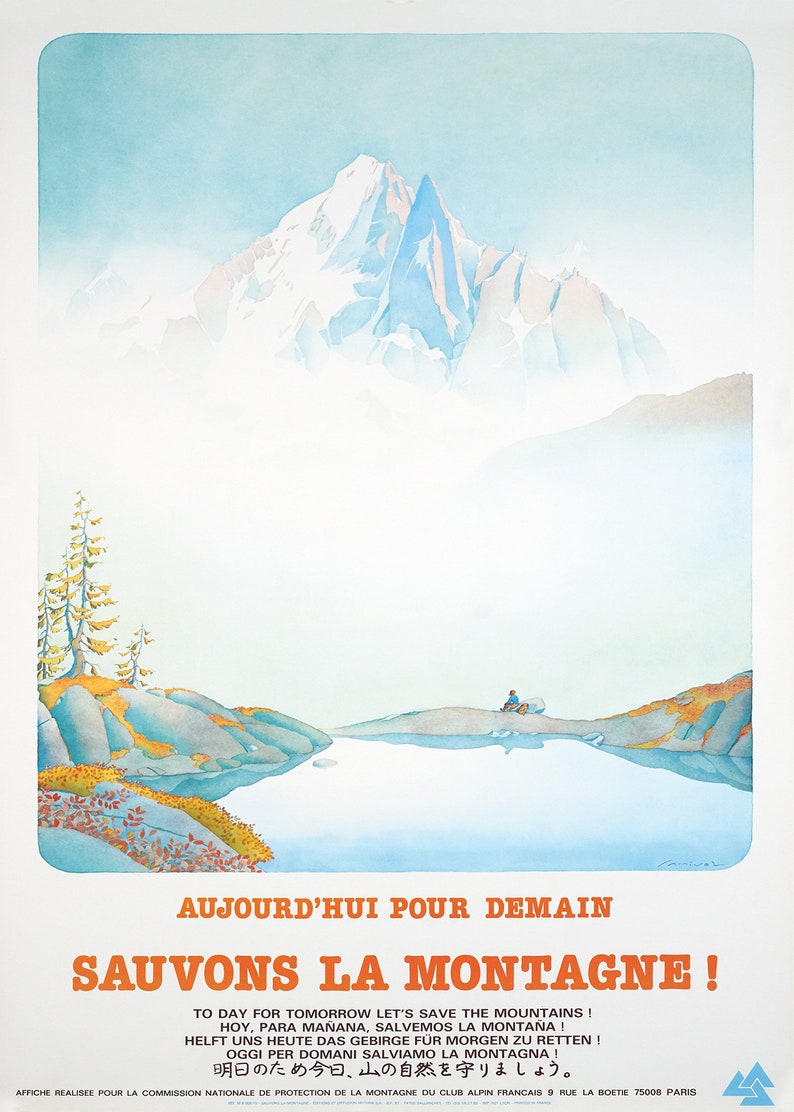 Savoie Print Les Alpes French Alps Print France Poster - Etsy