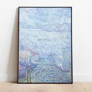 Paul Signac Print, the Steams, Neo-impressionism, Paul Signac Poster, Paris Wall Art, Home Decor ...