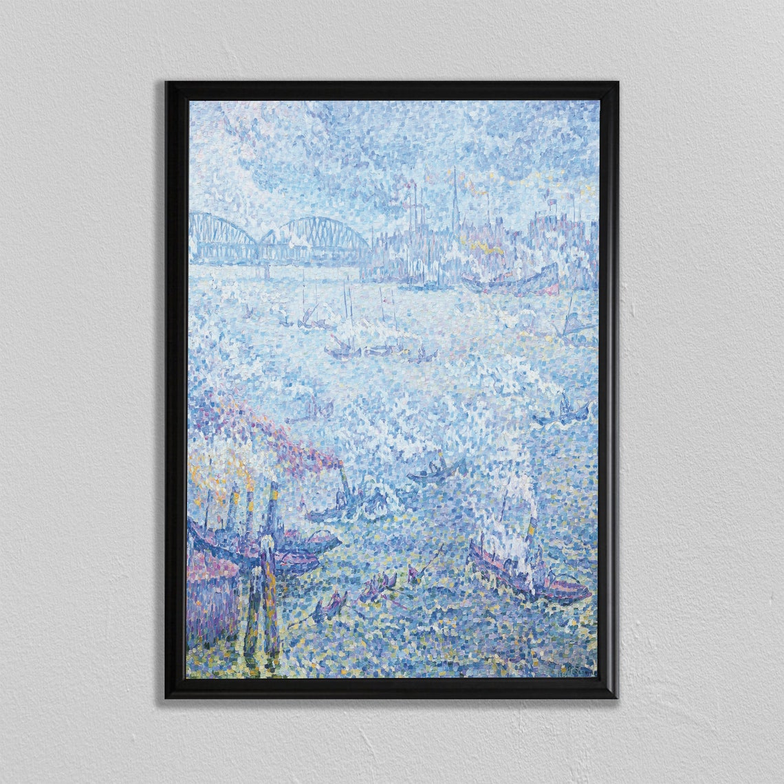 Paul Signac Print the Steams Neo-impressionism Paul Signac - Etsy