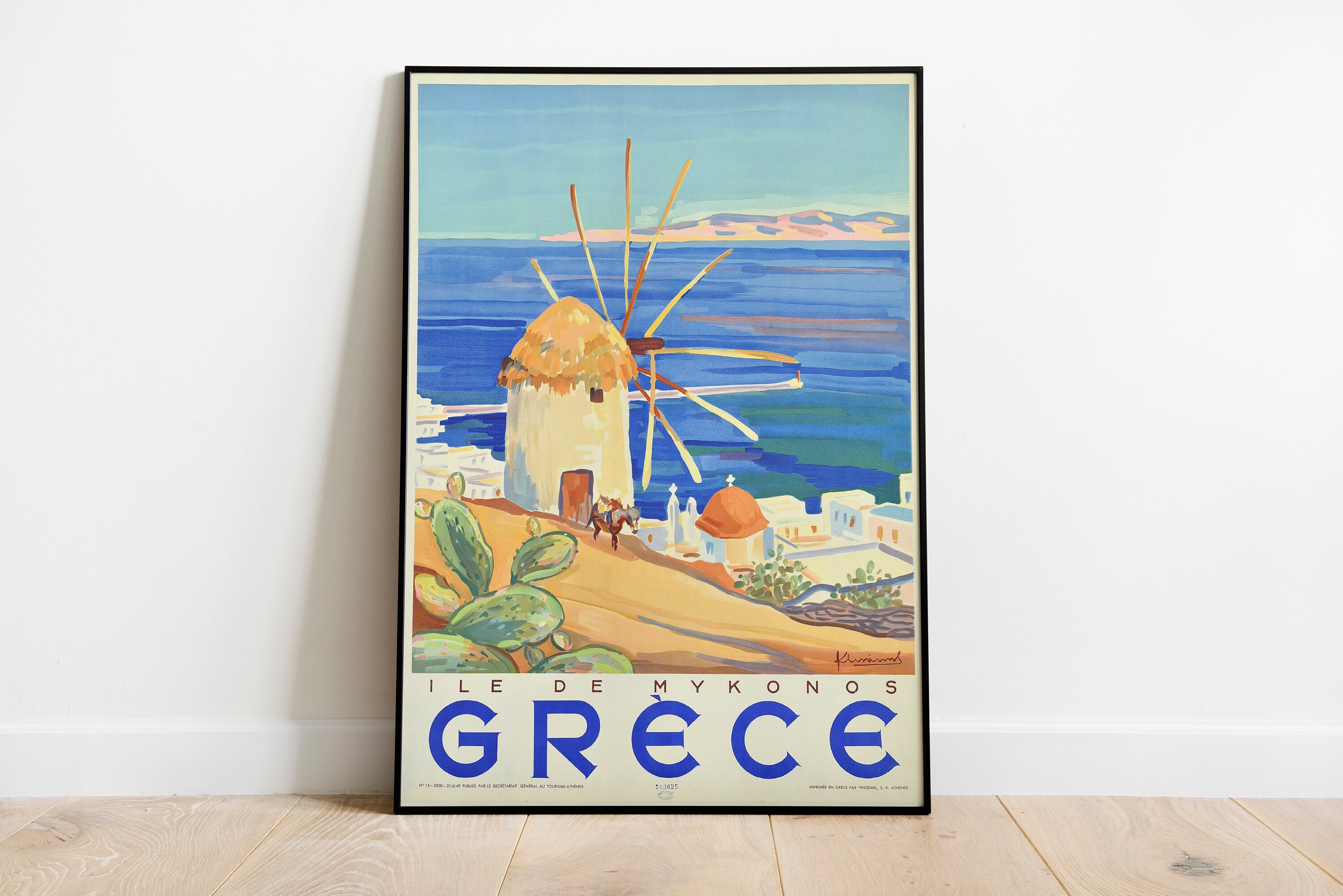 GREECE POSTER PRINT: Greece Poster Greece Art Santorini | Etsy