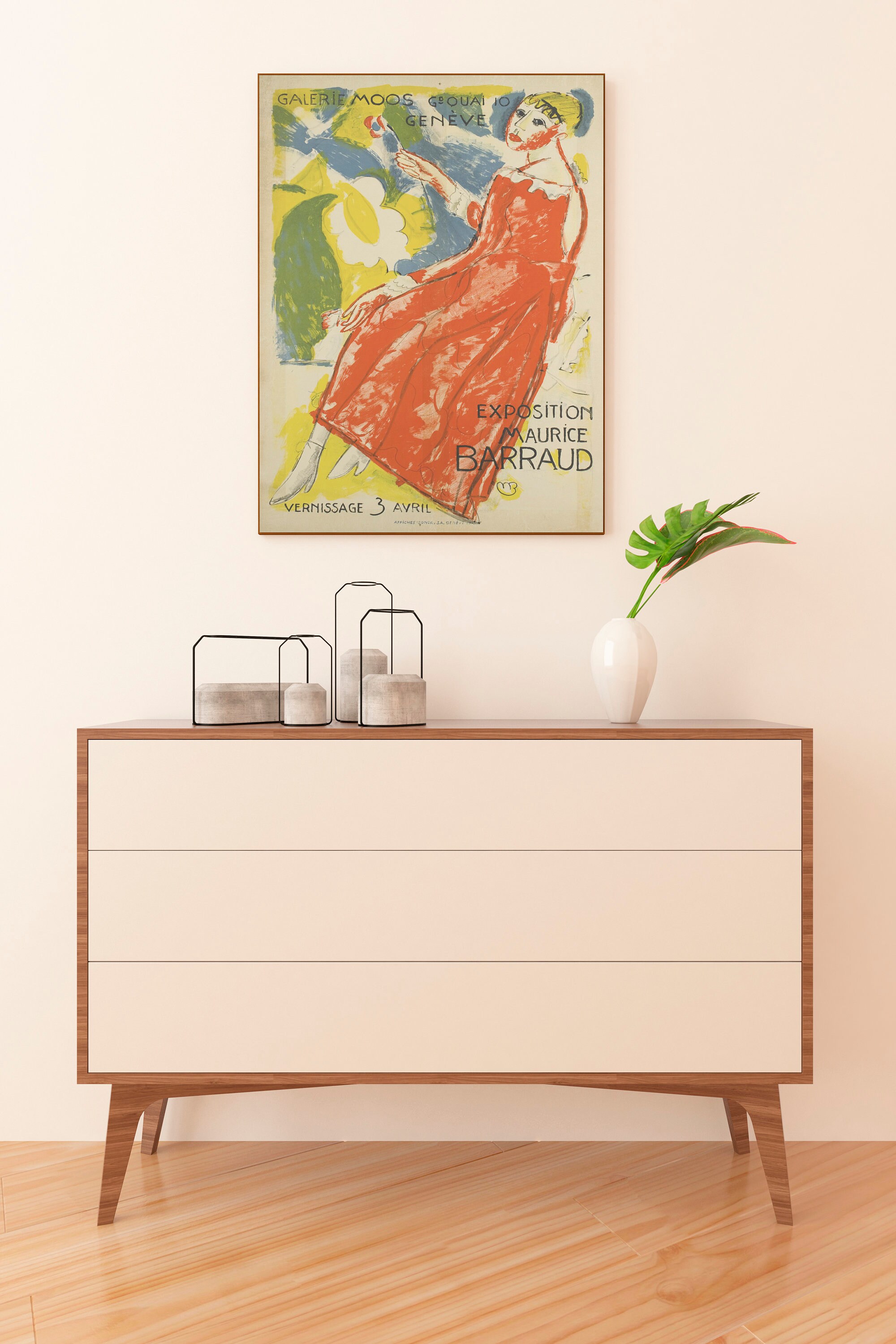 Art Exhibition Poster Modern Scandinavian Art Gallery | Etsy