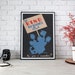 Library Poster, Classroom Art, Be Kind to Books, Vintage Poster Print ...
