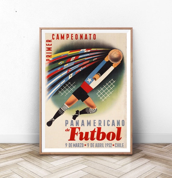 Vintage Soccer Poster