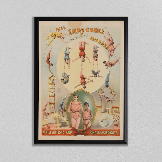 Circus Acrobats Poster