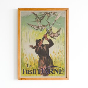 Duck Hunting Poster, Vintage Hunting Art, Outdoorsmen Art, Man Cave ...